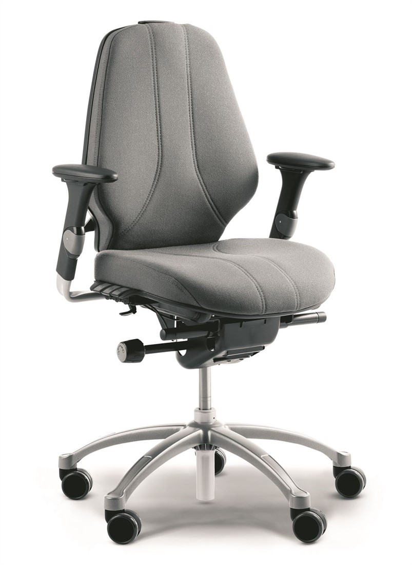 Bureaustoel RH Logic 300 rug en zitting zwart